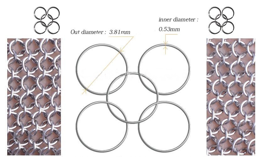 Welded Ring Mesh made from stainless steel wire 304 L from China ...
